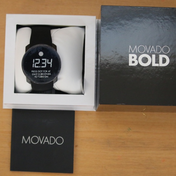 Movado | Accessories | Movado 36044 Bold Touch Screen Digital Dual Mens ...